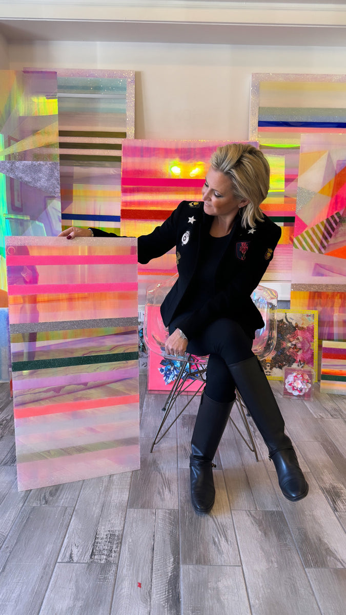 Chromatic Stripe #52 - Original Artwork – Hapi Art®️