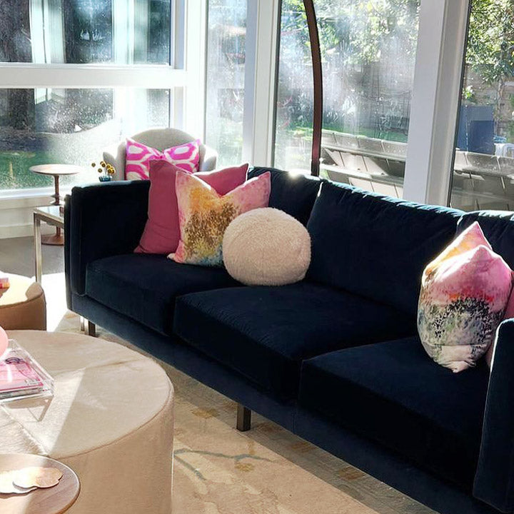 Spring Bloom (Reversible) Pillow Pillow | Hapi Art by artist Kristi Ko – Hapi Art®️