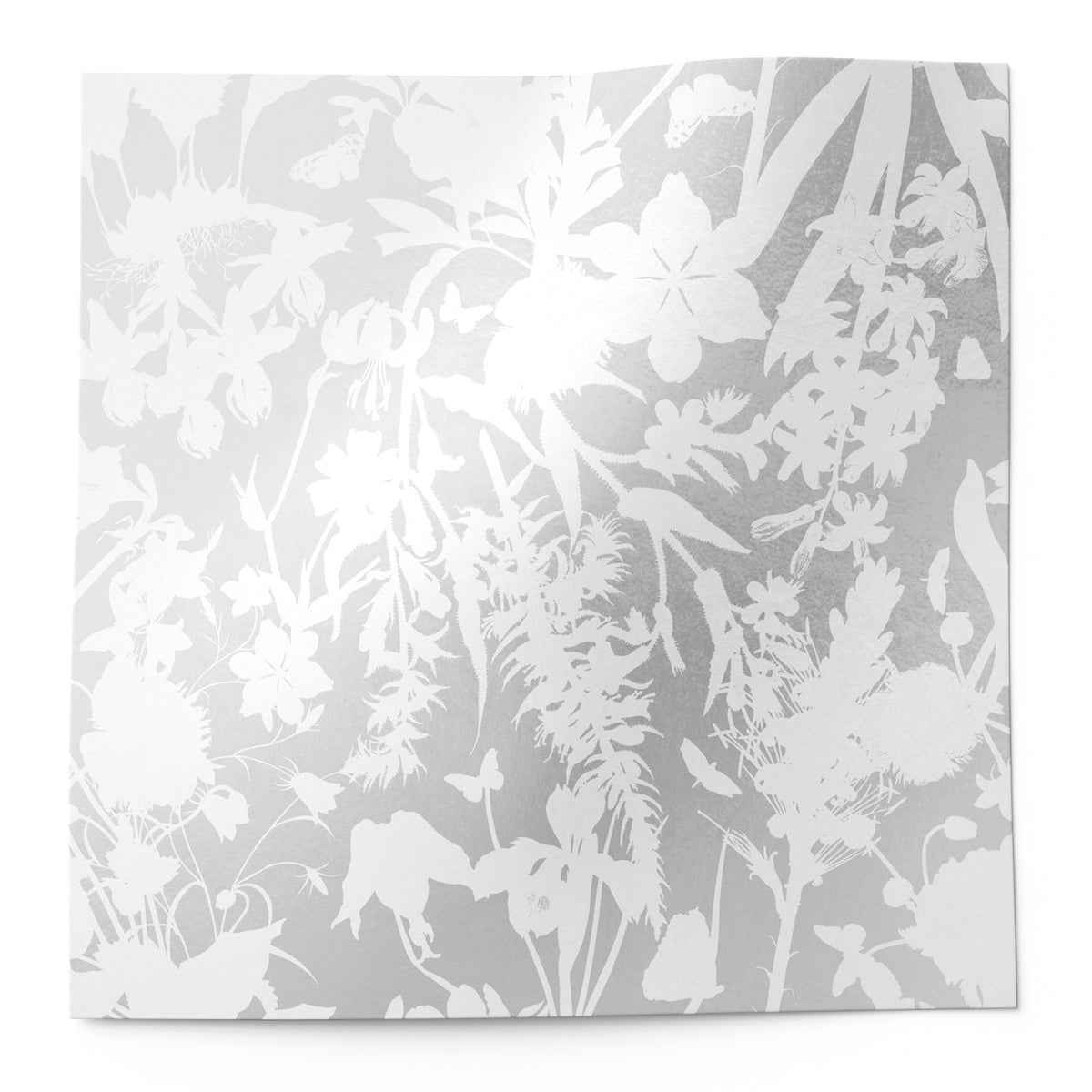 Mirrored Floral Fantasy (White) Wallpaper Wallpaper | Hapi Art by arti – Hapi Art®️