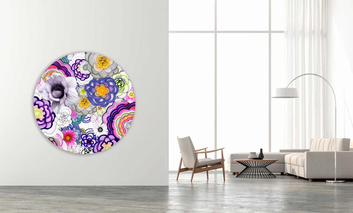 Everything You Can Imagine is Real - Round Metal Print – Hapi Art®️