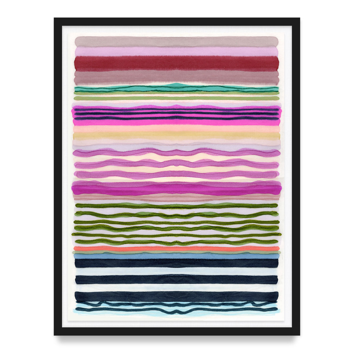Chromatic Beat #3 Framed Art Print – Hapi Art®️