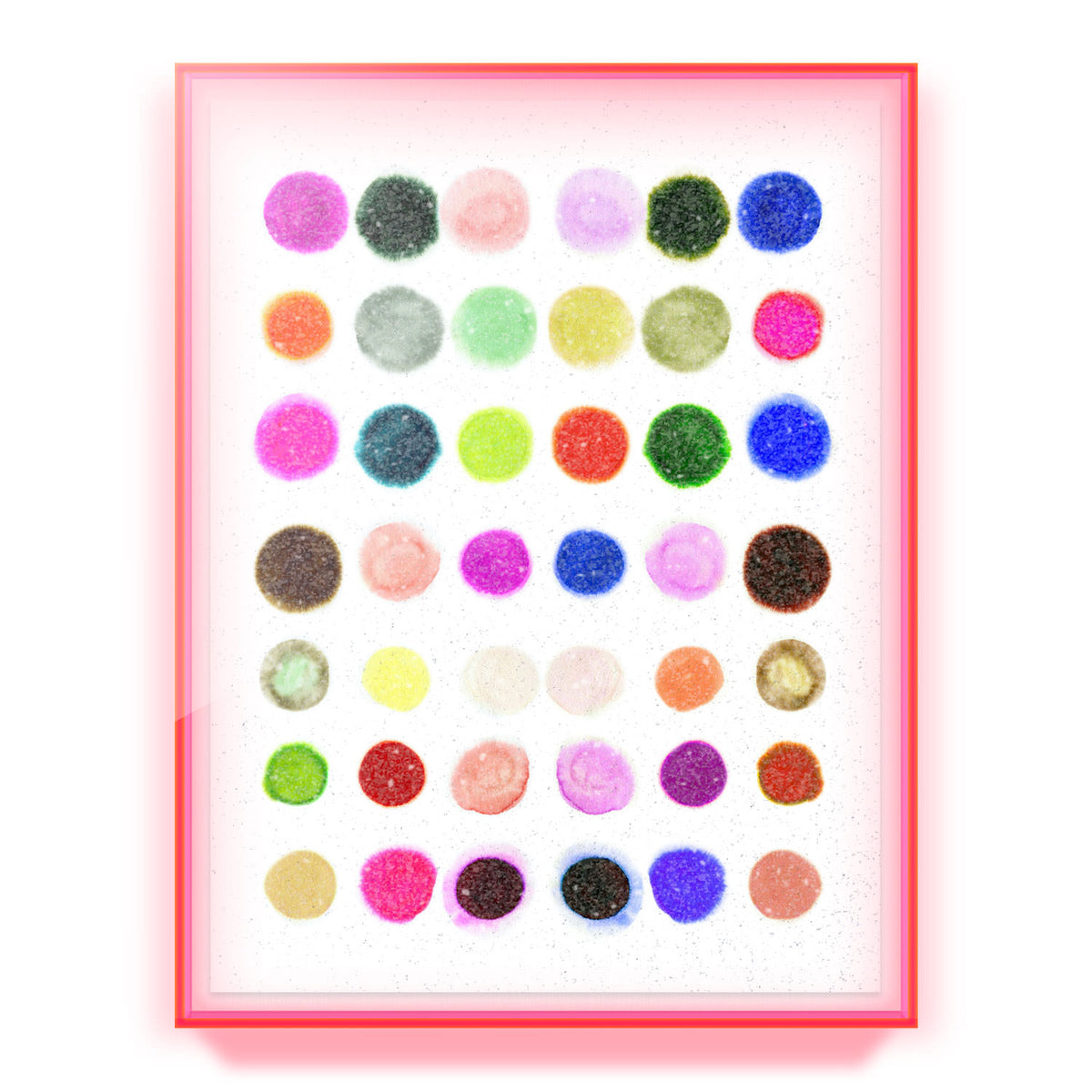 Dots #7 Embellished Print – Hapi Art®️