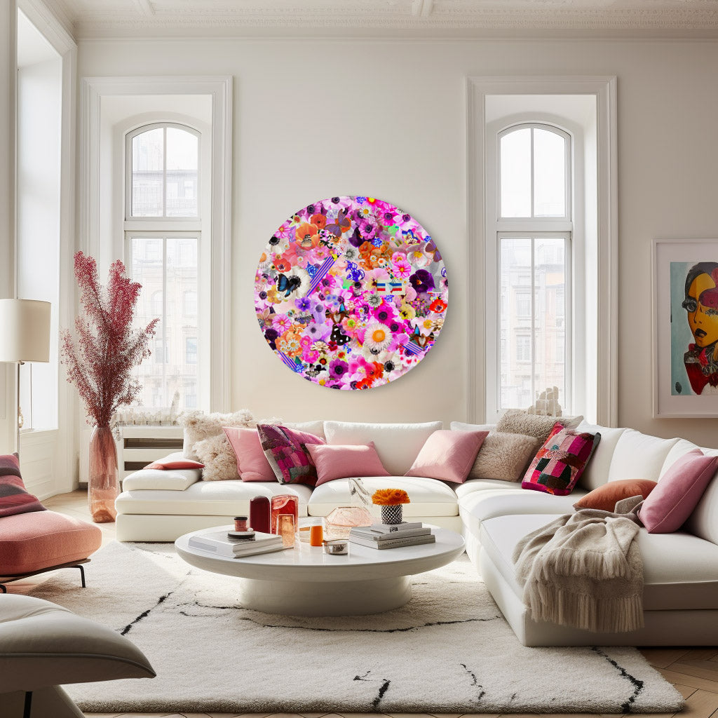 Everything You Can Imagine is Real - Round Metal Print – Hapi Art®️